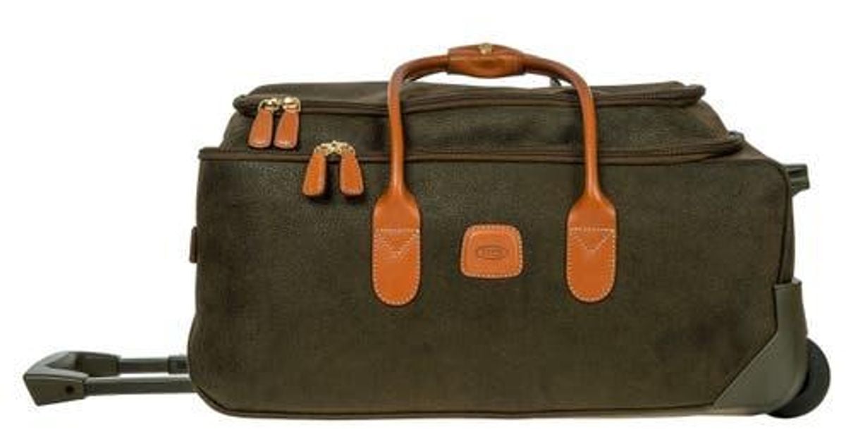 Bric's Life Collection 21-Inch Rolling Duffel Bag in Green | Lyst
