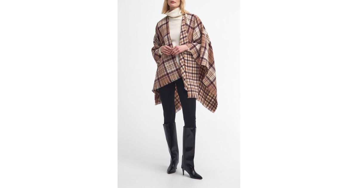 Barbour Montieth Reversible Plaid Wrap | Lyst