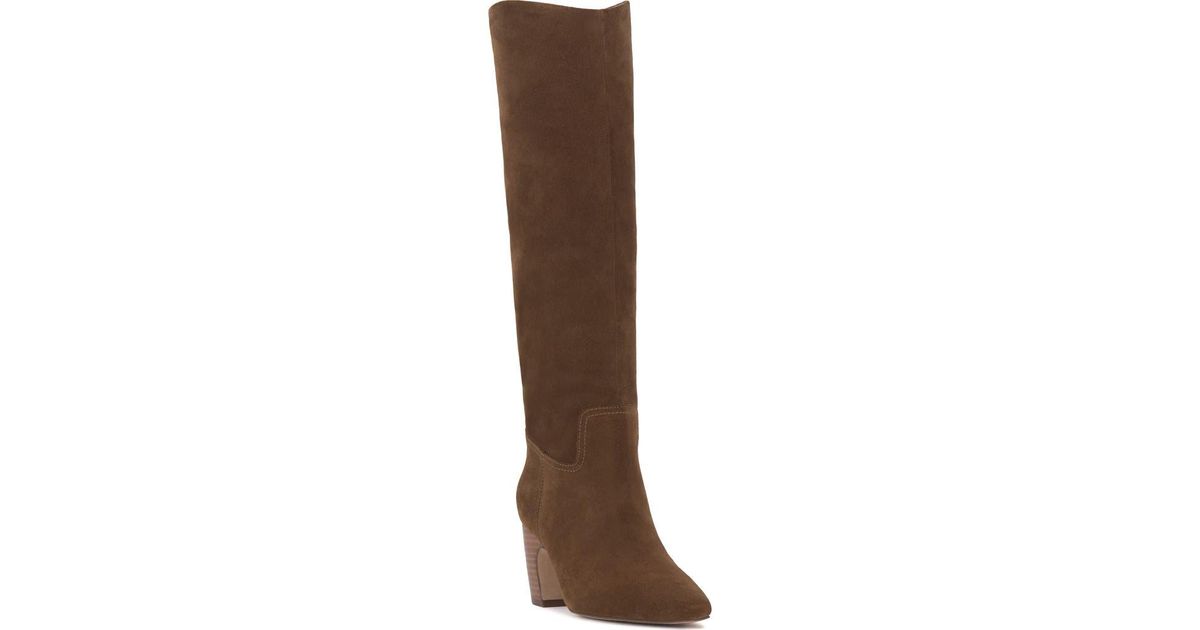 Vince Camuto Cristen Knee High Boot in Brown | Lyst
