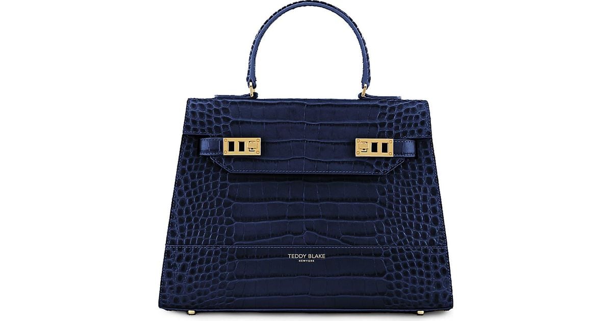 Teddy Blake Kim Croco 14 in Blue | Lyst