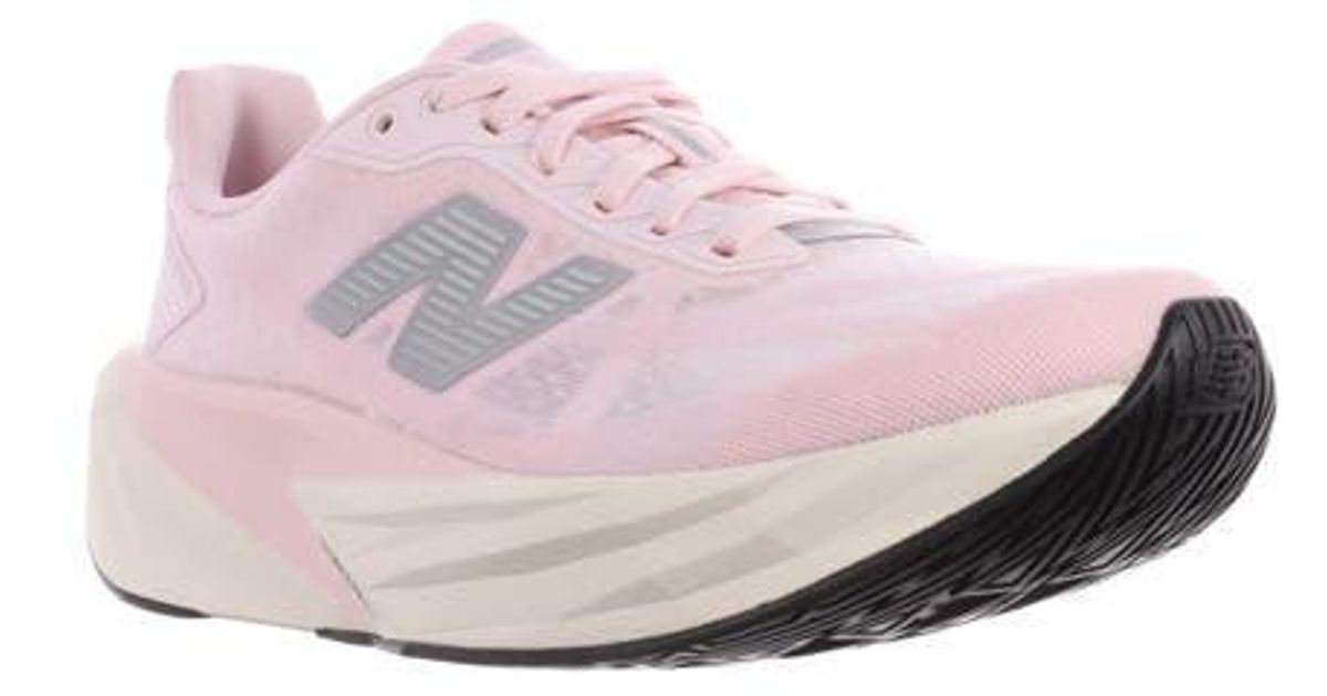New Balance Fuelcell Rebel V5 Running Shoe in Pink | Lyst
