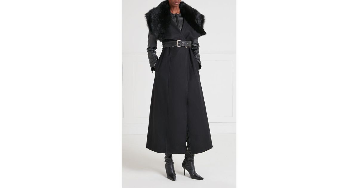 Temperley London Sovereign Coat in Black | Lyst