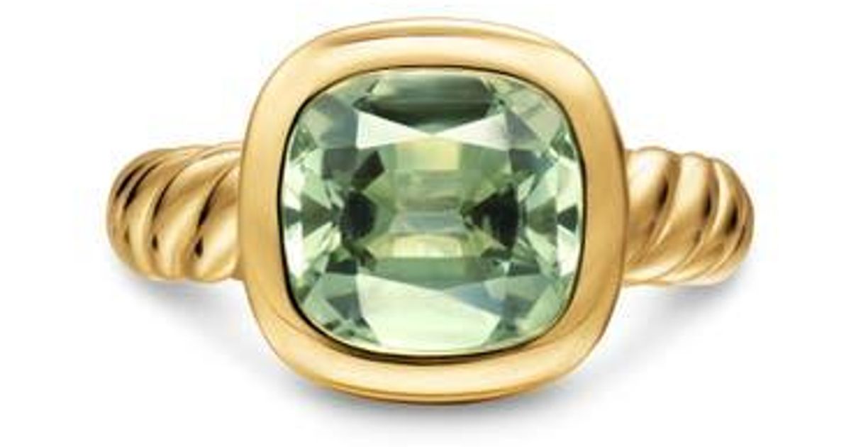 David Yurman Dy Mercer Stone Ring in Metallic | Lyst