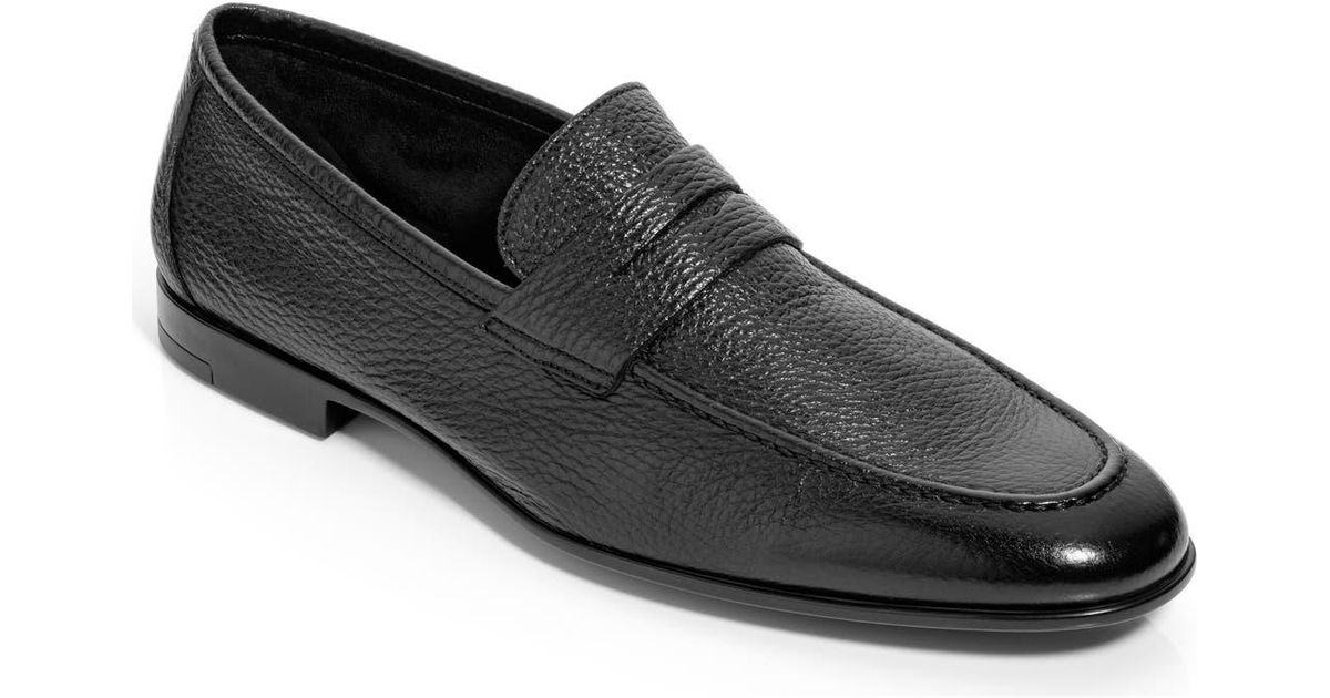 To Boot New York Dunmore Penny Loafer in Black for Men | Lyst