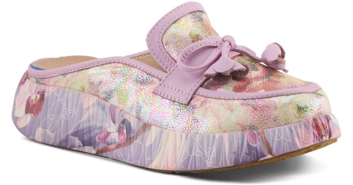 Spring Step Cuddles Loafer Mule in Pink | Lyst