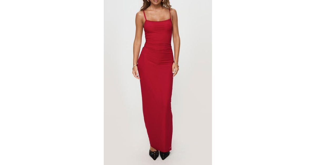 Princess Polly Apolline Body-Con Dress in Red | Lyst