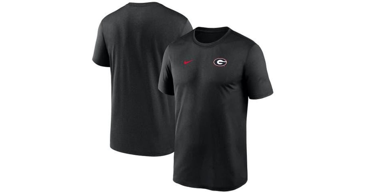 Nike Georgia Bulldogs 2025 Sideline Small Logo Legend Performance T ...