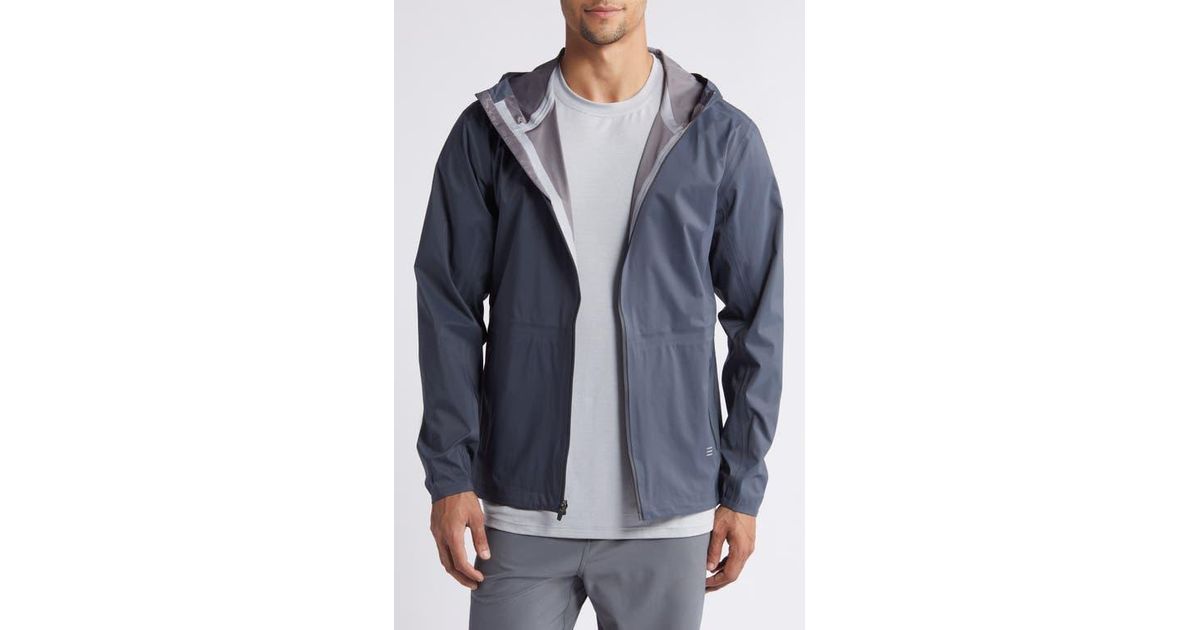 Free Fly Cloudshield Waterproof Hooded Rain Jacket in Blue for Men | Lyst