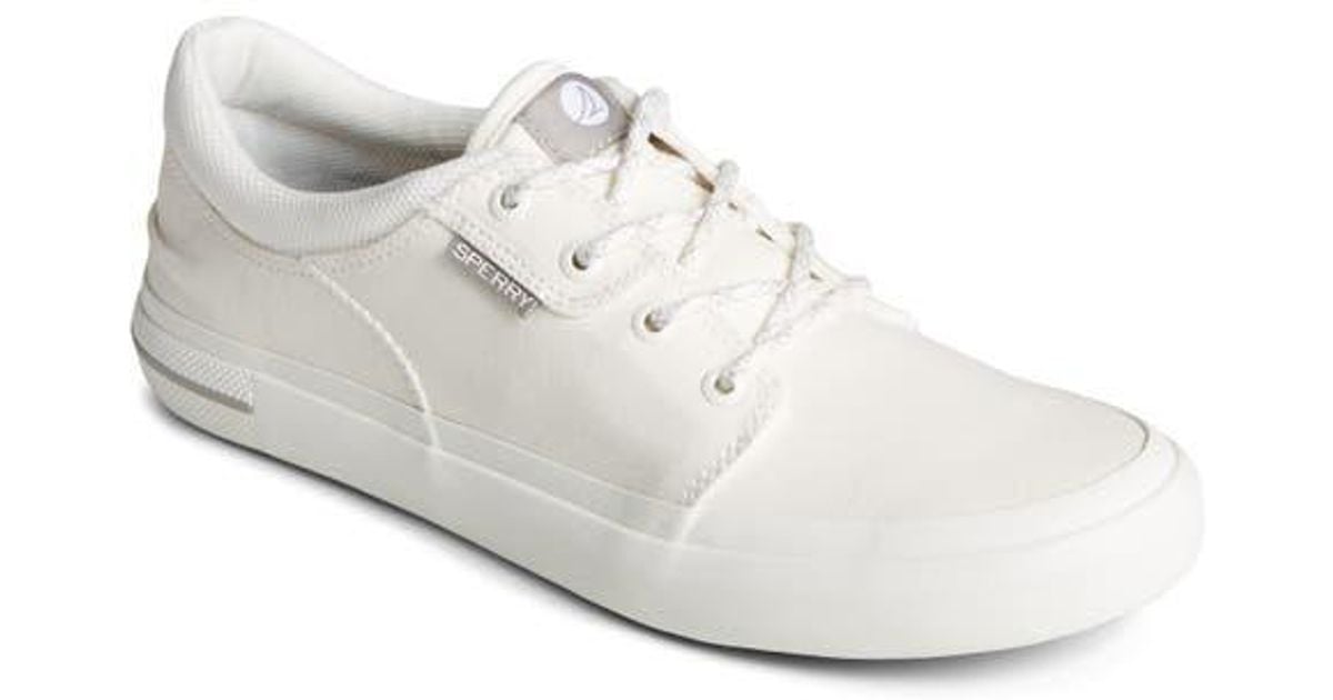 Sperry Top-Sider Crossjack Sneaker in White for Men | Lyst