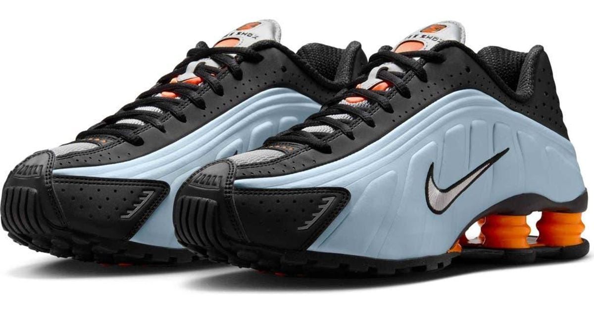 Nike Shox R4 Sneaker in Black | Lyst