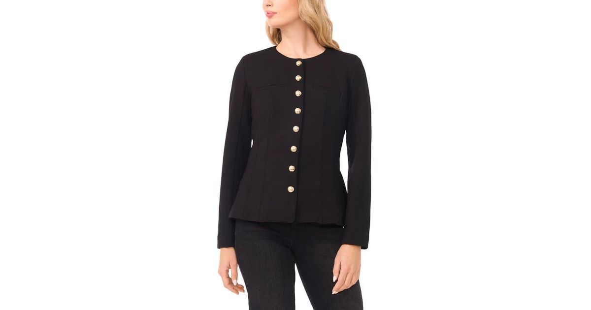 Cece Shaped Jacket in Black | Lyst