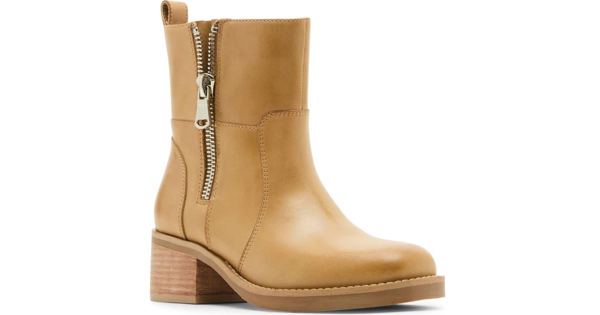Blondo Carmine Waterproof Bootie in Natural | Lyst