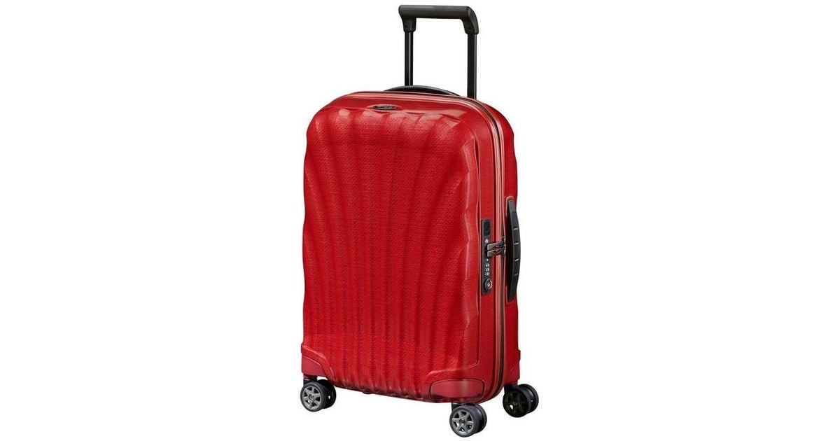Samsonite C-Lite Hardside 20-Inch Carry-On Spinner Luggage in Red | Lyst