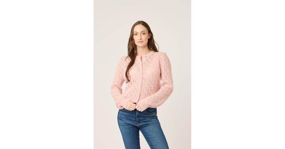 BTB Los Angeles Mel Cardigan in Blue | Lyst