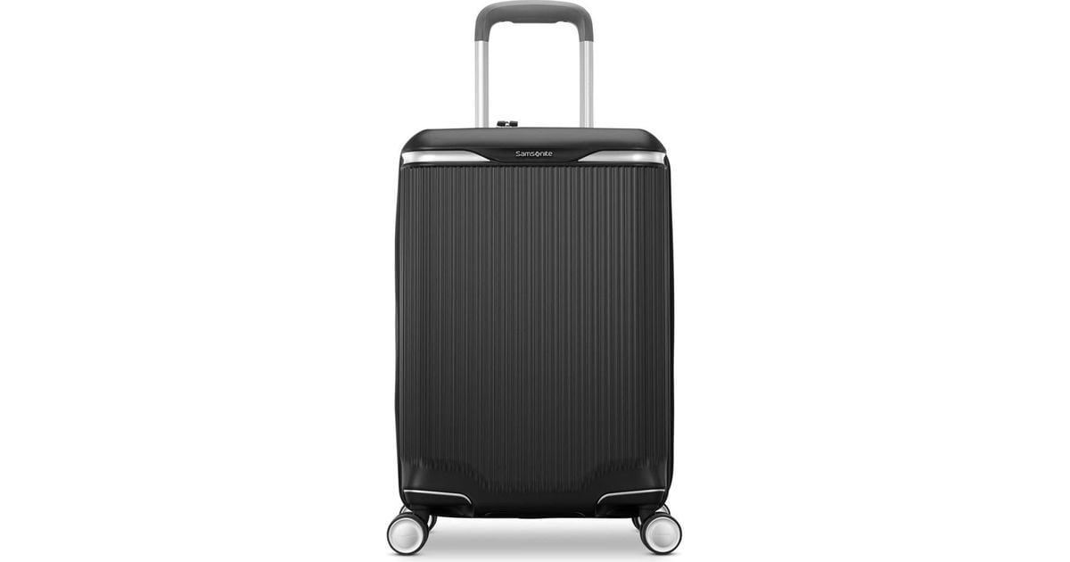 Samsonite Silhouette 18 Hardside Carry-On Expandable Spinner in Black ...