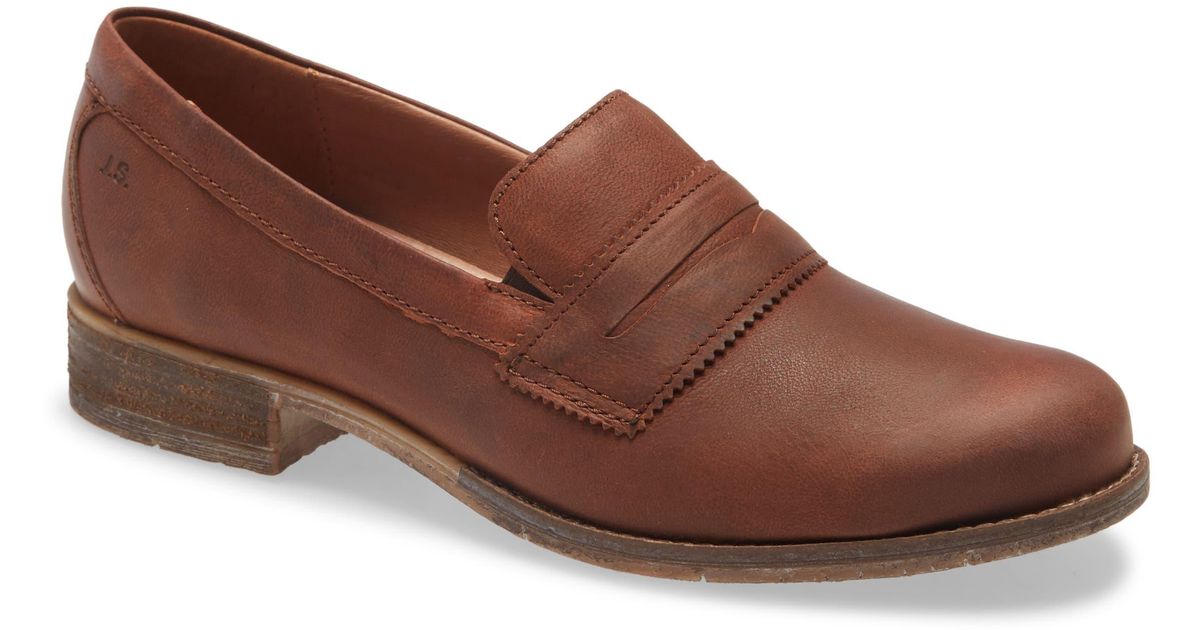 Josef Seibel Sienna 96 Leather Loafer in Brown | Lyst