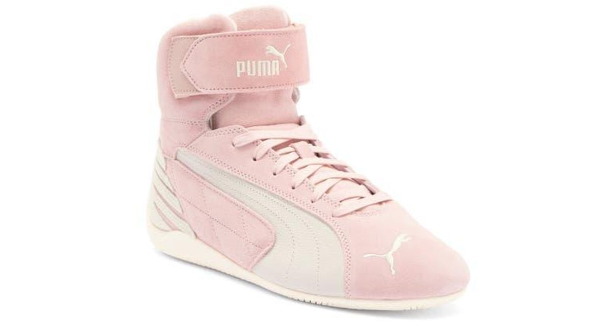 PUMA Speedcat Mid Sneaker in Pink | Lyst