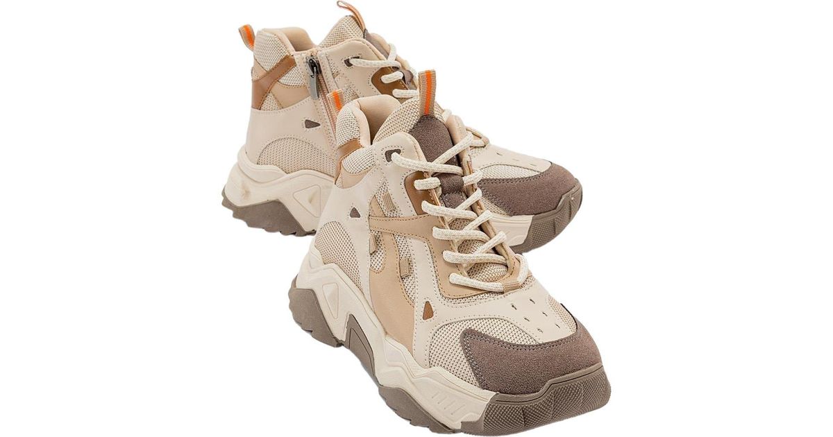 Prologue Shoes Lowel Sneaker Boot in Natural | Lyst