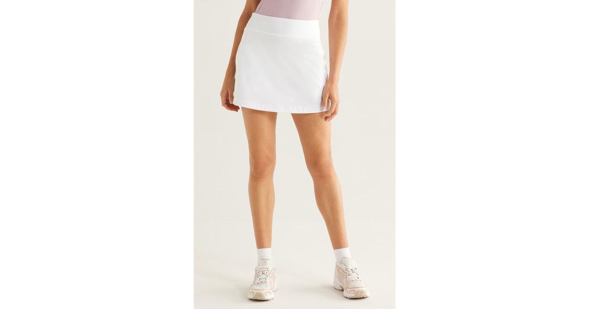 Zella Full Swing Skirt in White | Lyst
