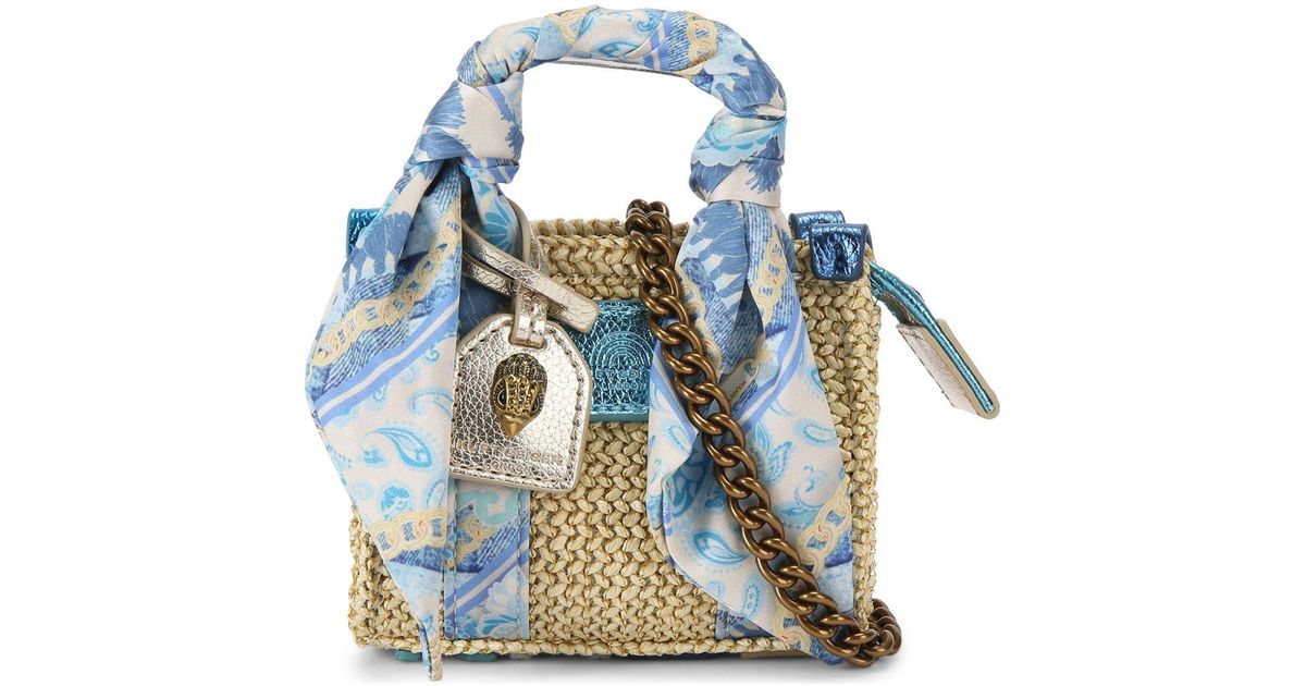 Kurt Geiger Micro Southbank Tote in Blue | Lyst