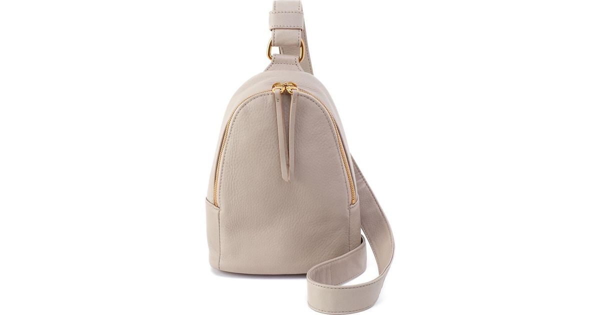 Hobo International Fern Leather Sling Bag in Natural | Lyst