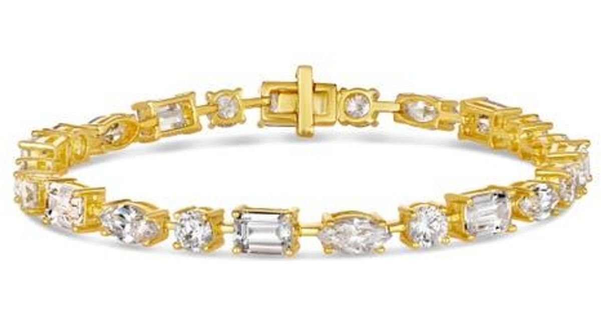 Anna Zuckerman 16 Carat Diamond Crystalline Multishaped Bracelet in ...