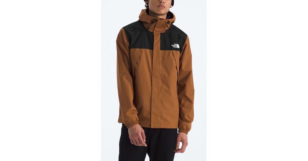 The North Face Antora Waterproof Jacket in Brown for Men | Lyst