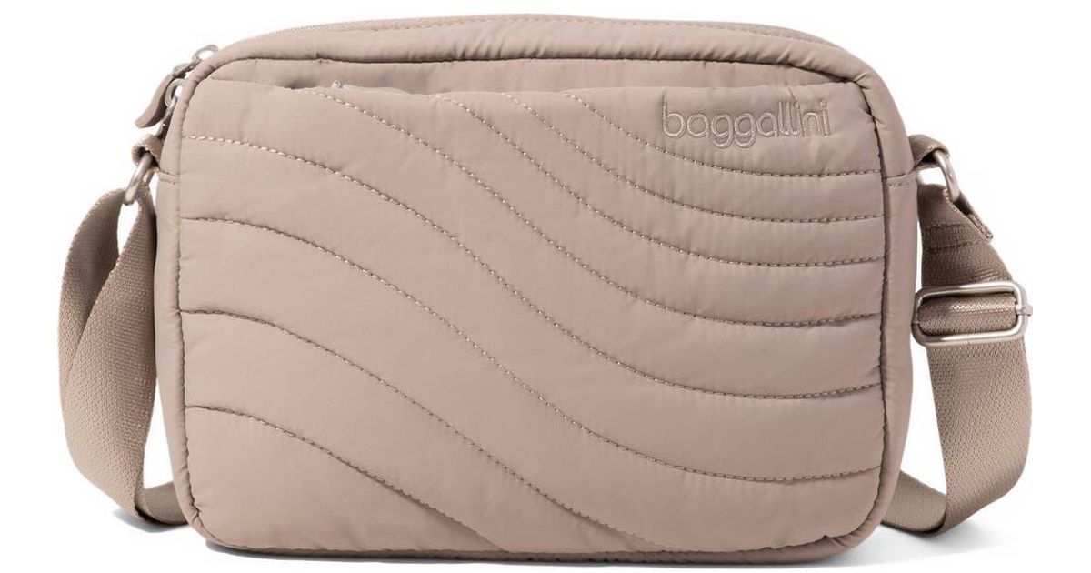 Baggallini Set Wave Crossbody Bag in Natural | Lyst