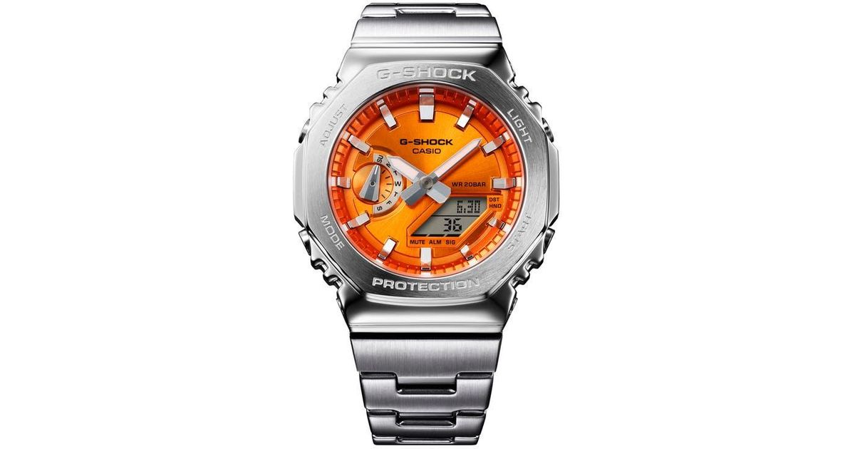 G-Shock 2110 Series Analog-Digital Watch, 49.3Mm in Gray for Men | Lyst