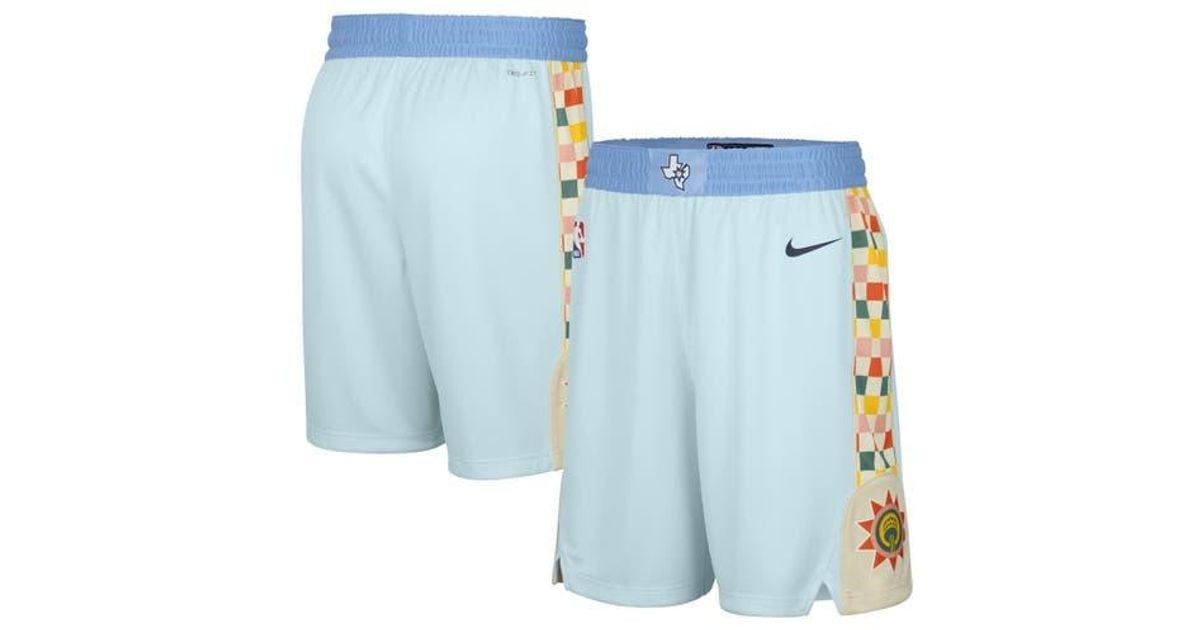Nike Light San Antonio Spurs 2024/25 City Edition Swingman Shorts in ...