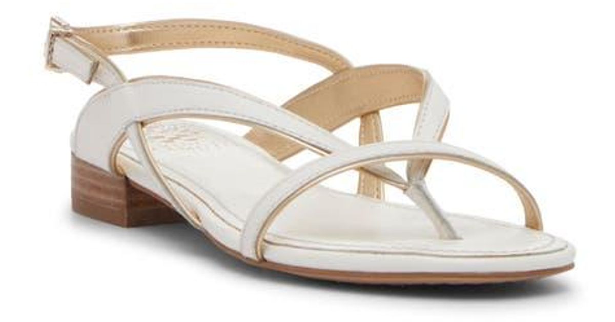 Vince Camuto Melly Slingback Sandal in Natural | Lyst