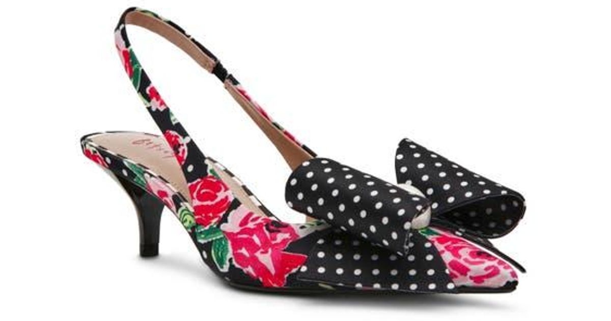 Betsey Johnson Claira Pointed Toe Slingback Pump | Lyst