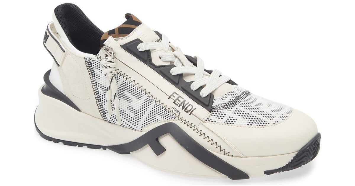 Fendi Flow Low Top Sneaker in White for Men | Lyst