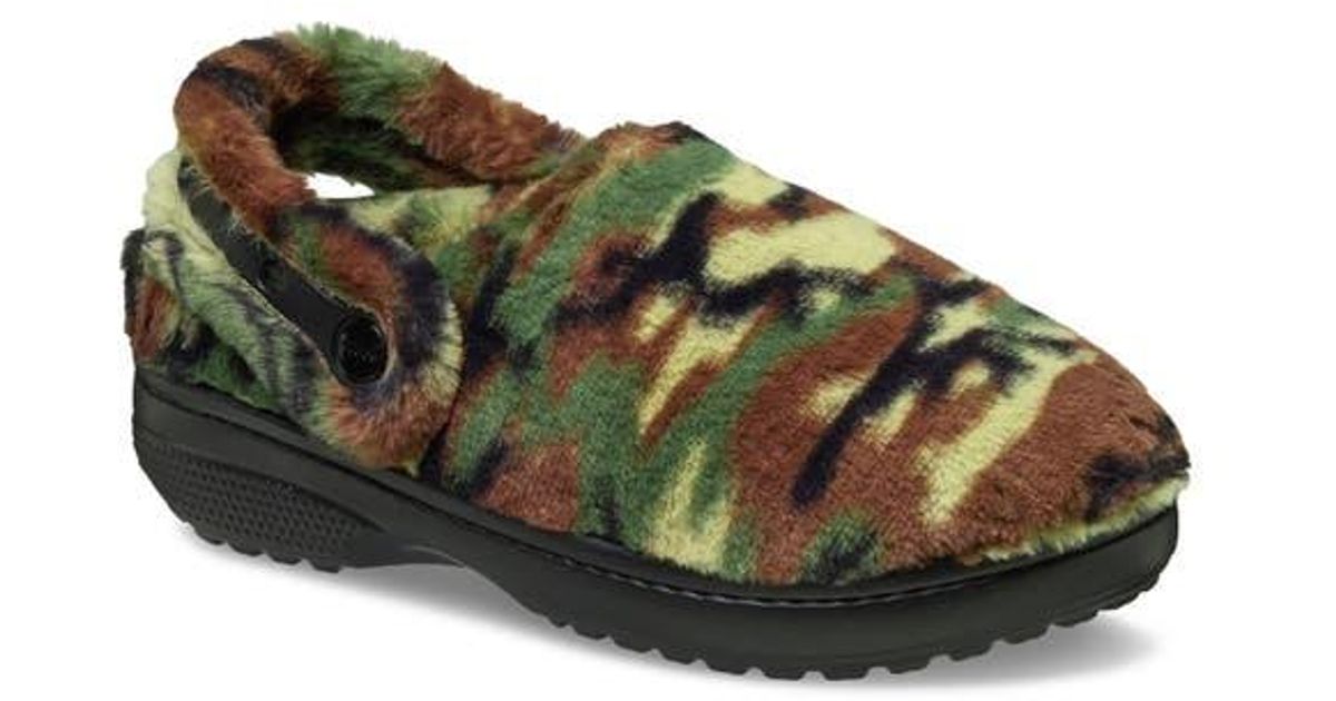 Crocs™ Classic Unfurgettable Slippers in Green for Men | Lyst