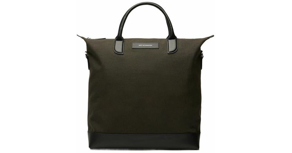 WANT Les Essentiels O'Hare Organic Cotton Canvas Tote in Black | Lyst