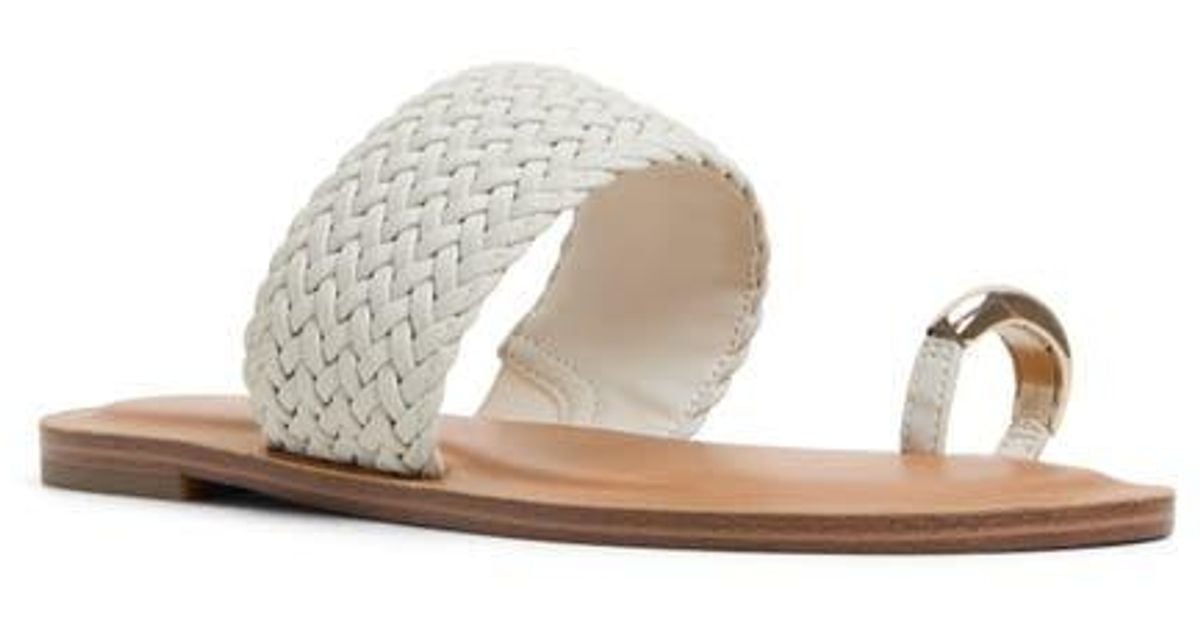 ALDO Beachwalk Slide Sandal in White | Lyst