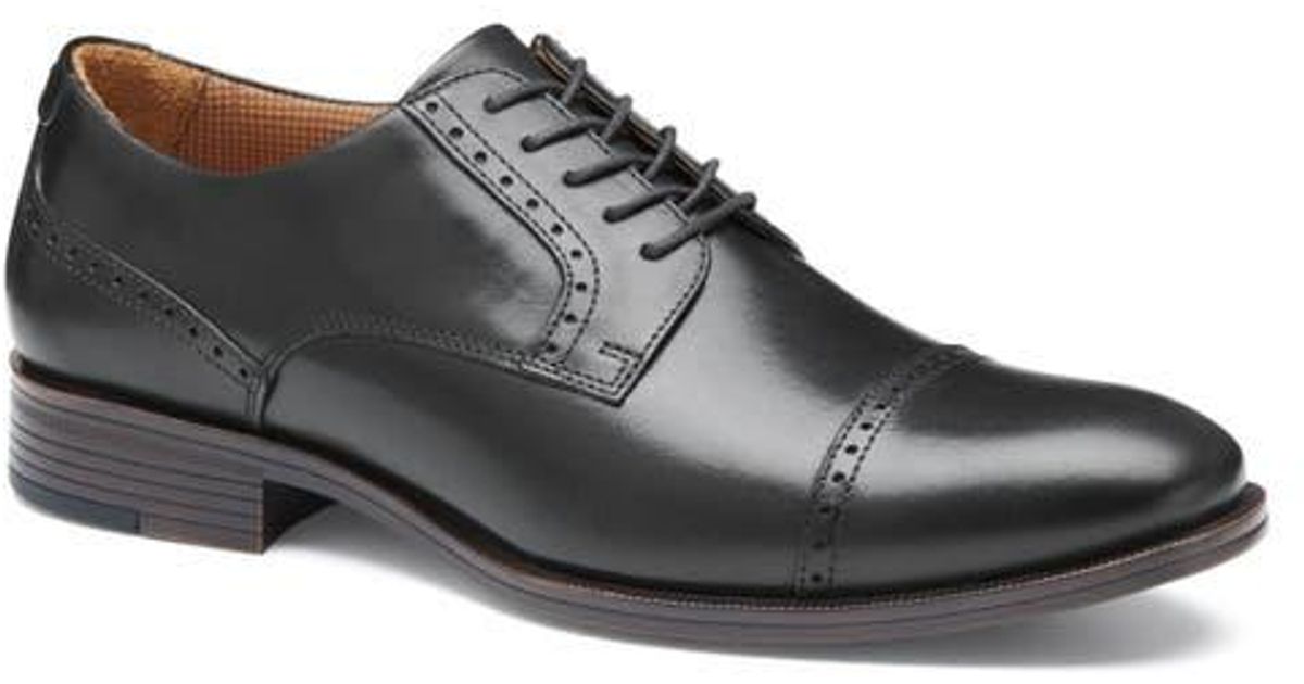 Johnston & Murphy Reeve Cap Toe Derby in Gray for Men | Lyst