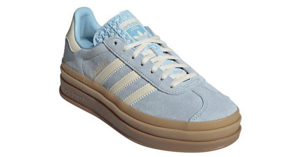 adidas Gazelle Bold Platform Sneaker in Blue | Lyst