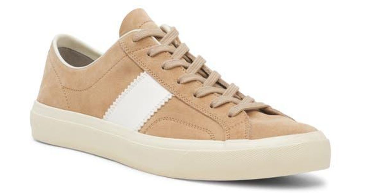 Tom Ford Cambridge Low Top Sneaker in Natural for Men | Lyst