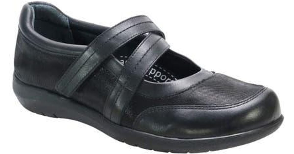 David Tate Gentle Flat in Black | Lyst