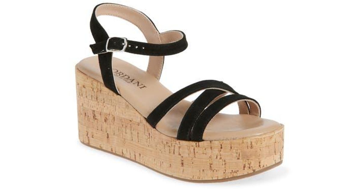 Cordani Jaiden Ankle Strap Platform Wedge Sandal | Lyst