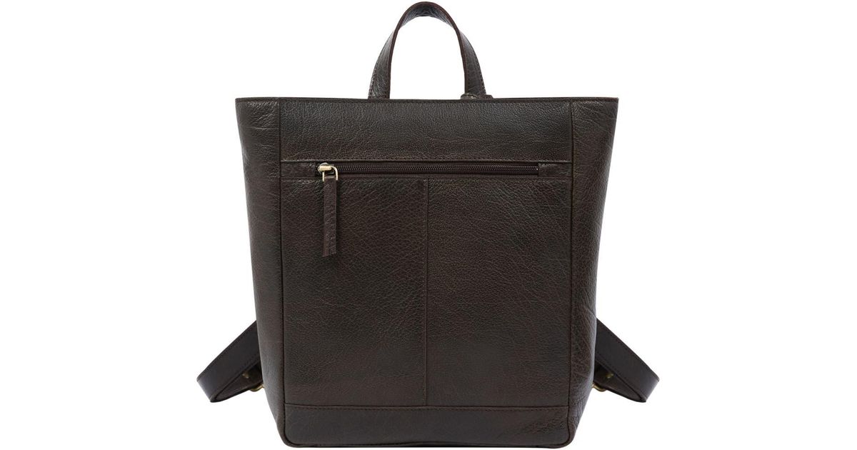 Celtic & Co. Leather Backpack in Black | Lyst