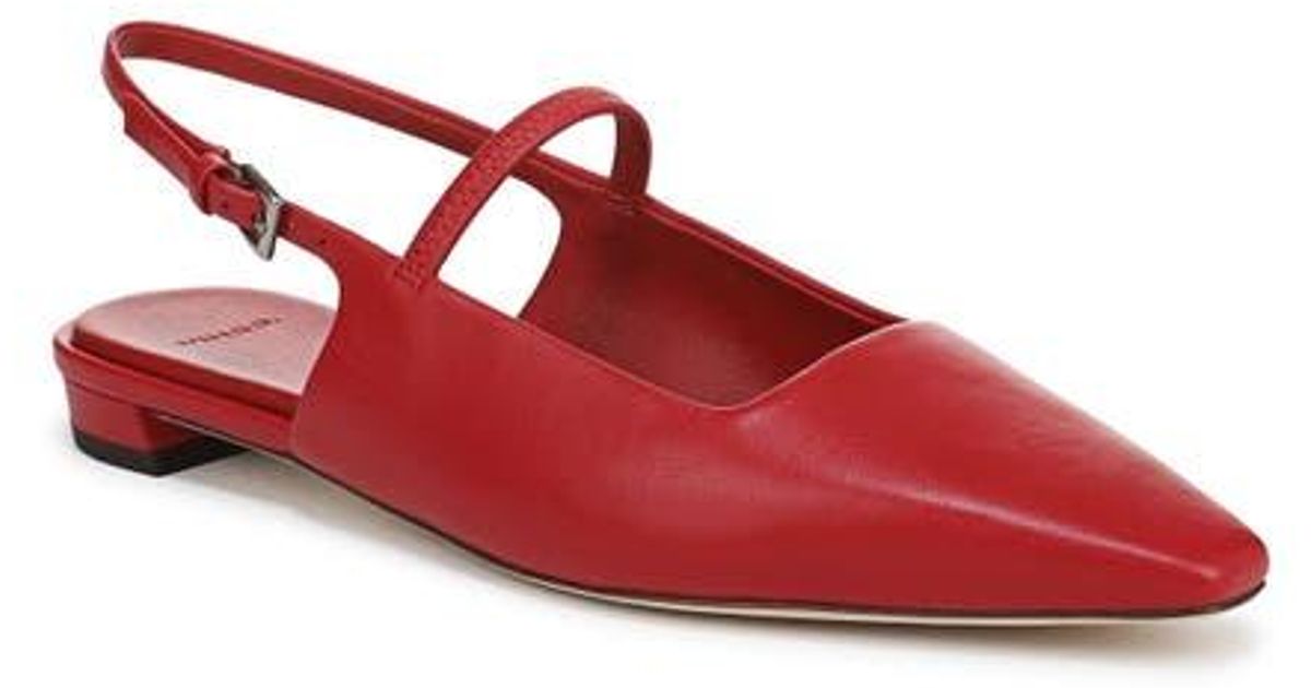 Vince Allie Slingback Pump in Red | Lyst