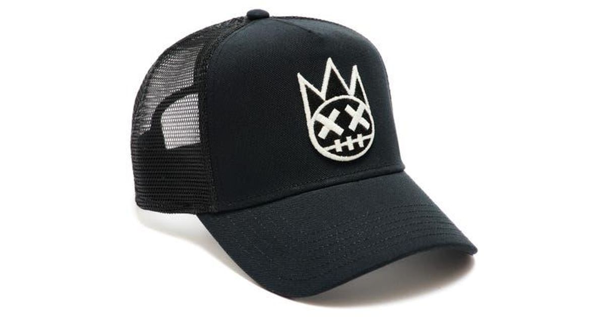 Cult Of Individuality Logo Mesh Back Trucker Hat in Black for Men | Lyst
