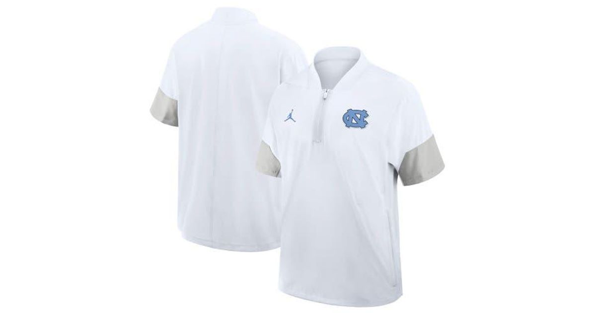 Nike North Carolina Tar Heels 2025 Sideline Short Sleeve Quarter-Zip ...