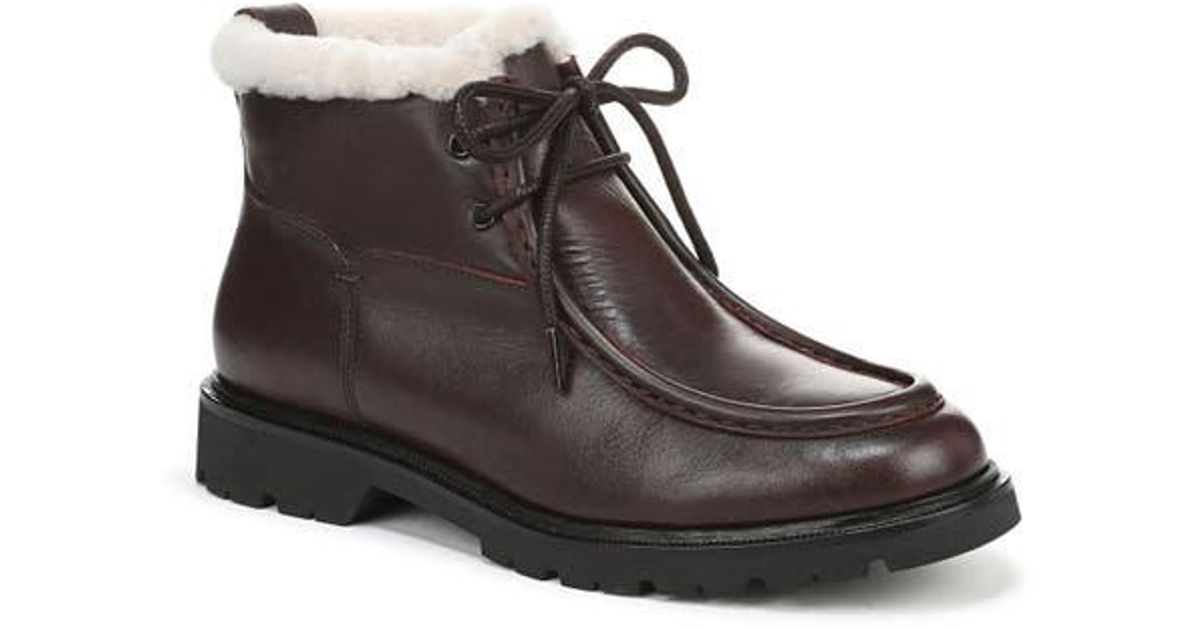 Vince Sierra Genuine Shearling Boot in Brown | Lyst
