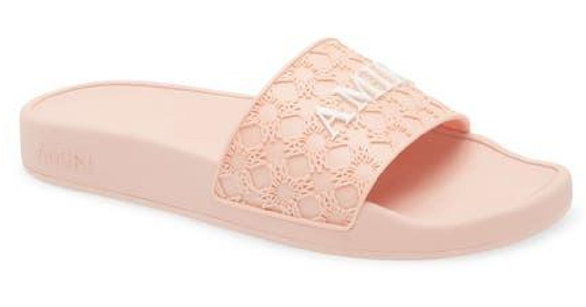 Amiri Ma Quad Slide Sandal in Pink | Lyst