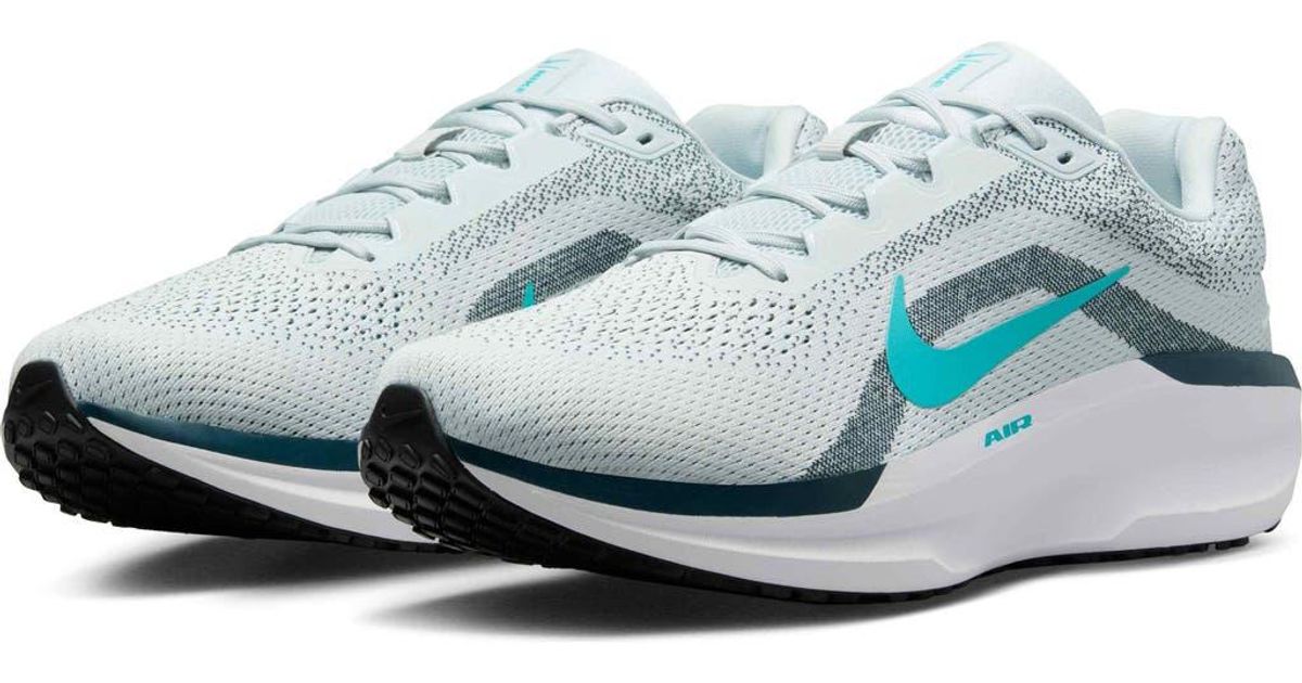Nike Air Winflo 11 Running Shoe in Blue for Men | Lyst