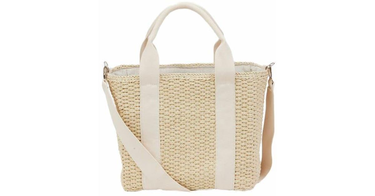 Hat Attack Modern Straw Cooler Tote in Natural | Lyst