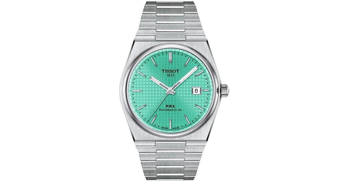 Tissot Prx Auto Powermatic 80 Bracelet Watch, 40Mm in Gray for Men | Lyst